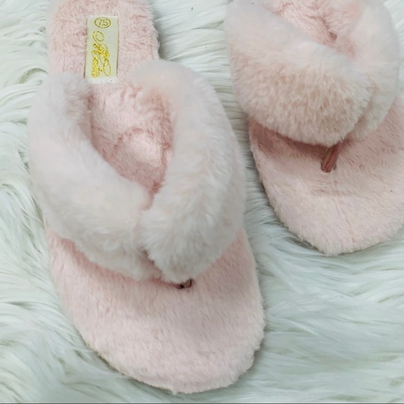 Shoes | Pink Fur Flip Flop | Poshmark